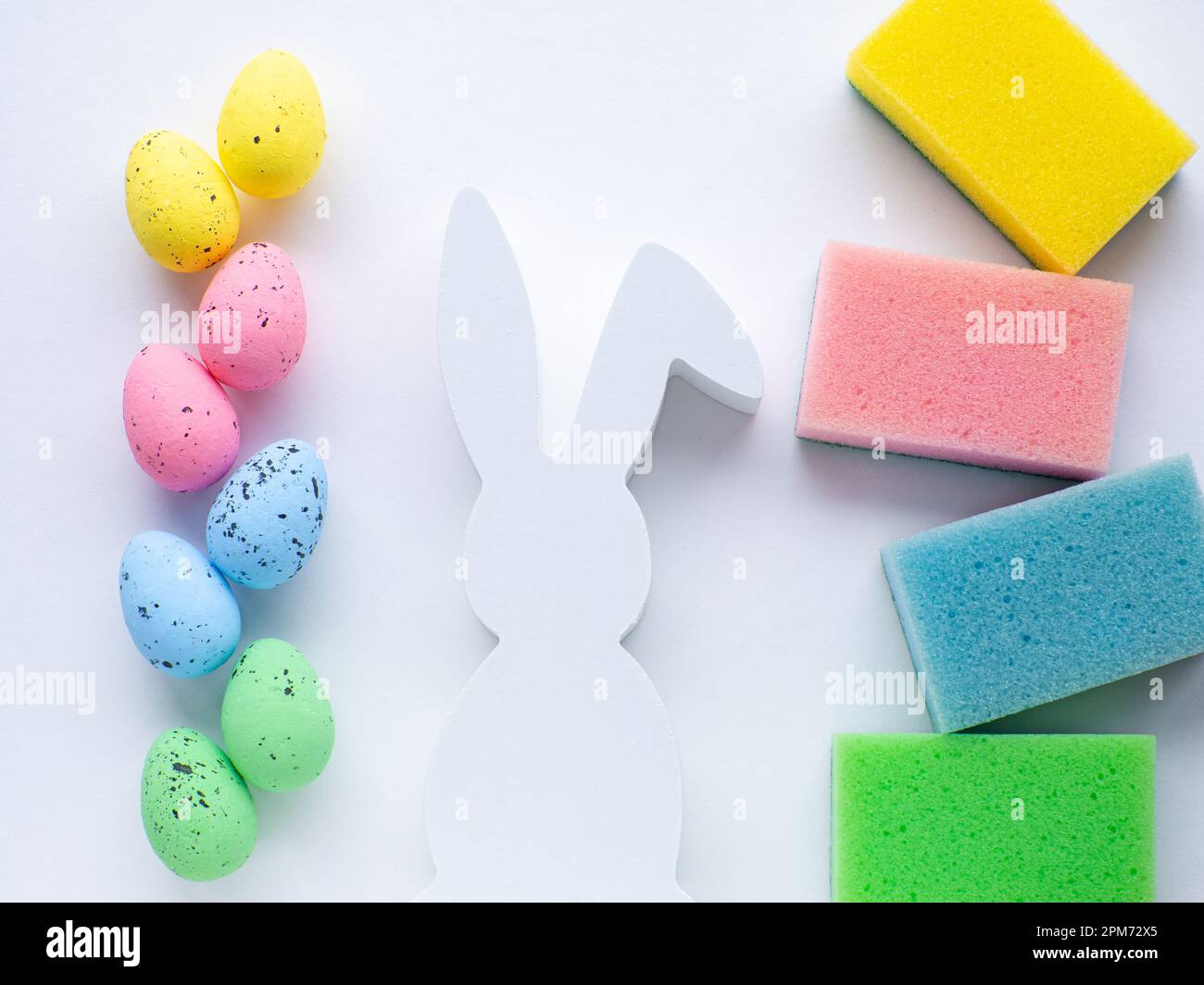 Happy Easter and cleaning concept Stock Photo - Alamy