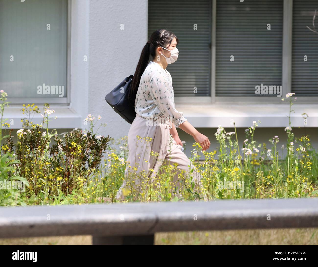 Aiko, Japanese Princess Toshi, goes to Gakushuin University to attend a ...
