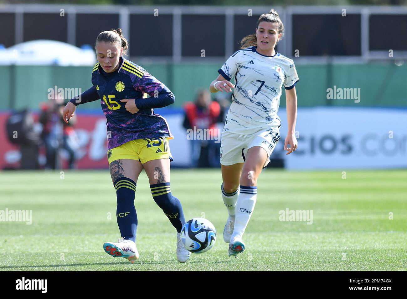 Rome, Lazio. 11th Apr, 2023. Ana Maria Guzman Zapata of Colombia, Sofia ...