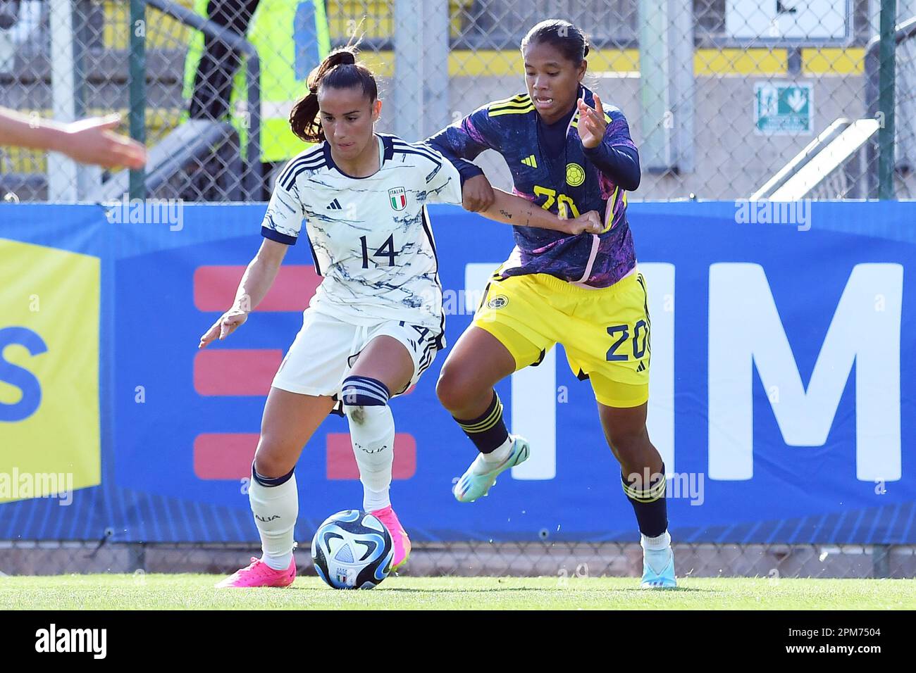 Rome, Lazio. 11th Apr, 2023. Matilde Pavan of Italy, Monica Ramos ...