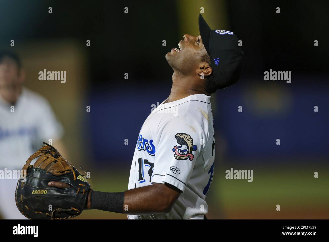 Biloxi, Mississippi, USA. 11th Apr, 2023. Biloxi Shuckers infielder ...