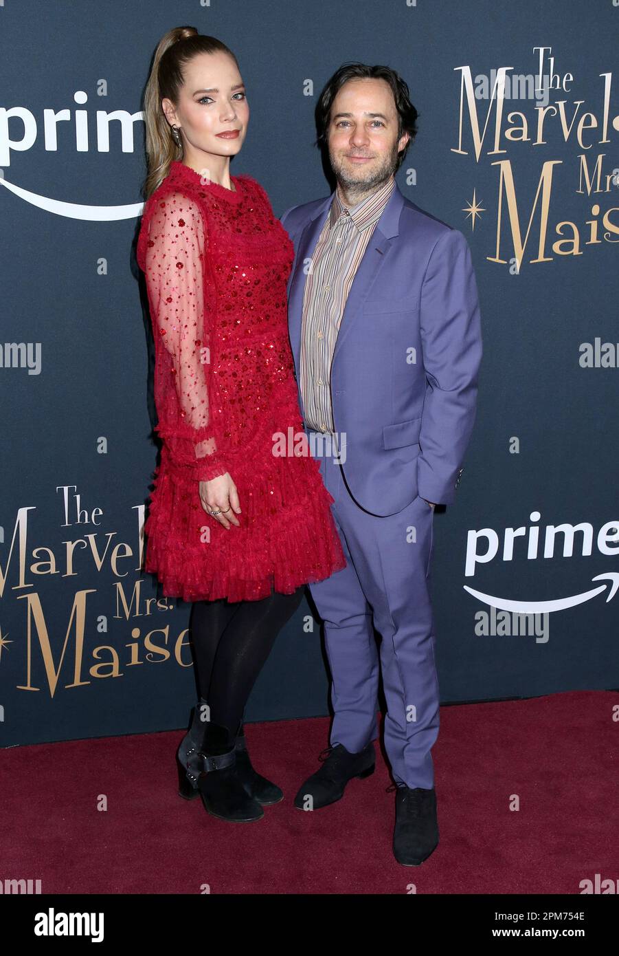 Caitlin Mehner and Danny Strong attending 'The Marvelous Mrs. Maisel ...