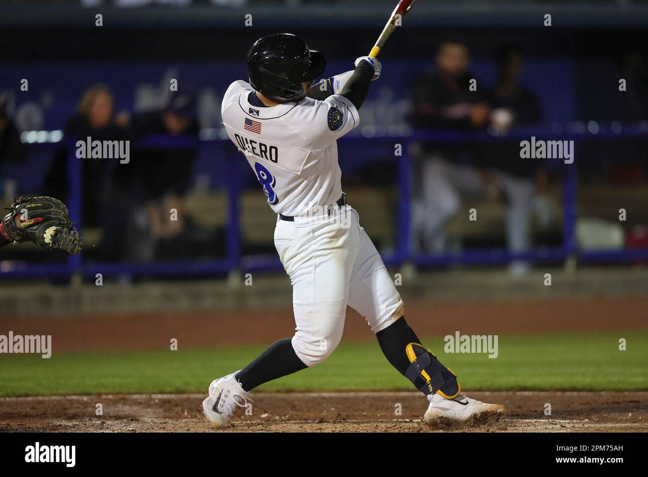 Biloxi, Mississippi, USA. 11th Apr, 2023. Biloxi Shuckers catcher ...