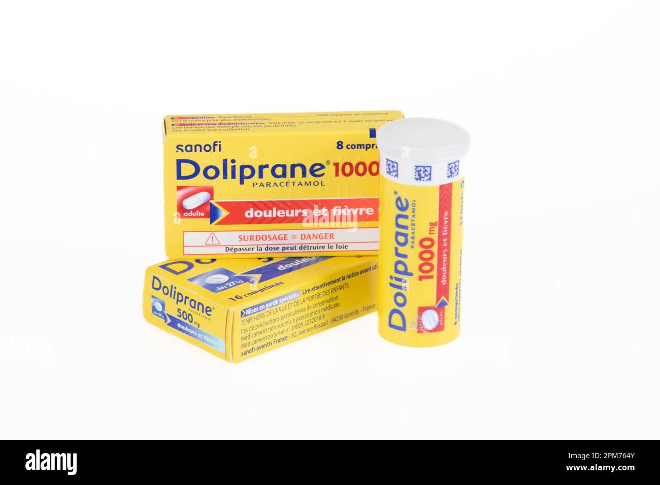 Bordeaux , Aquitaine France - 04 10 2023 : doliprane sanofi 500 1000 mg ...