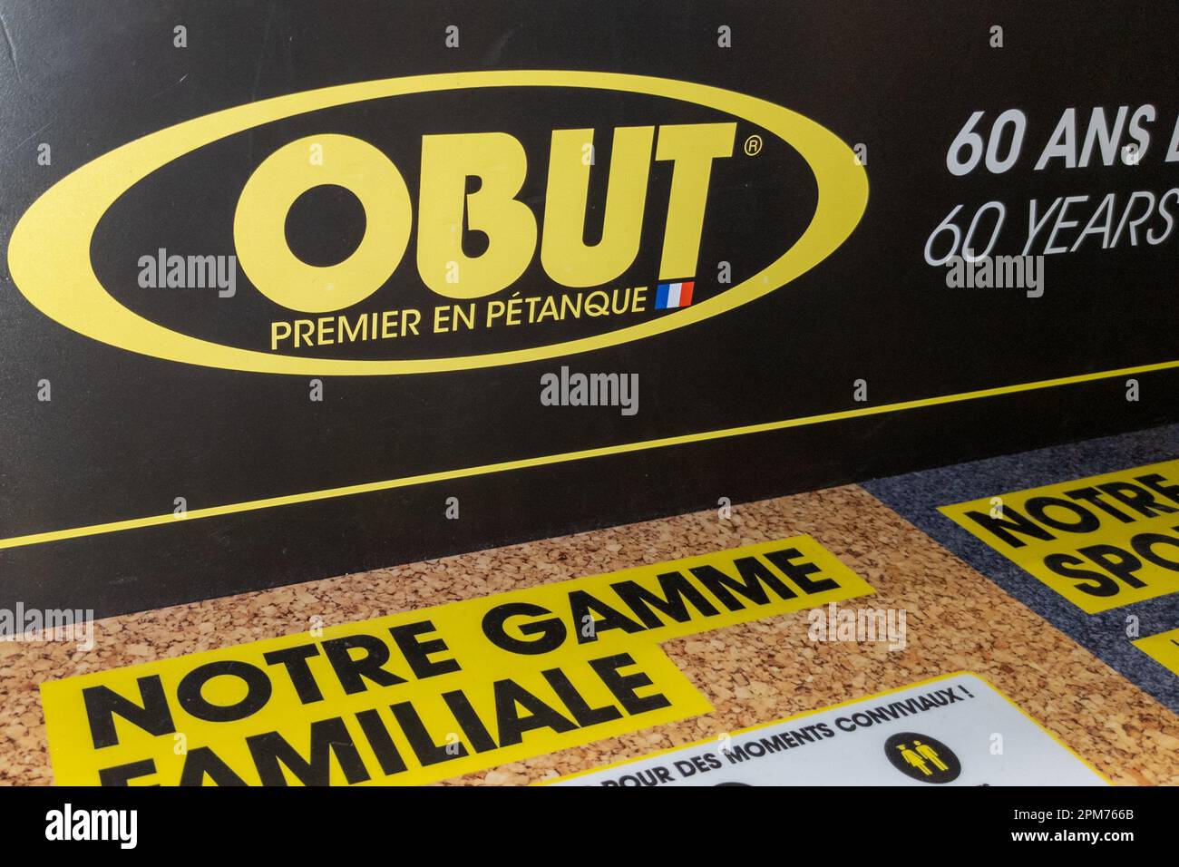 Bordeaux , Aquitaine France - 04 10 2023 : obut brand text and sign ...