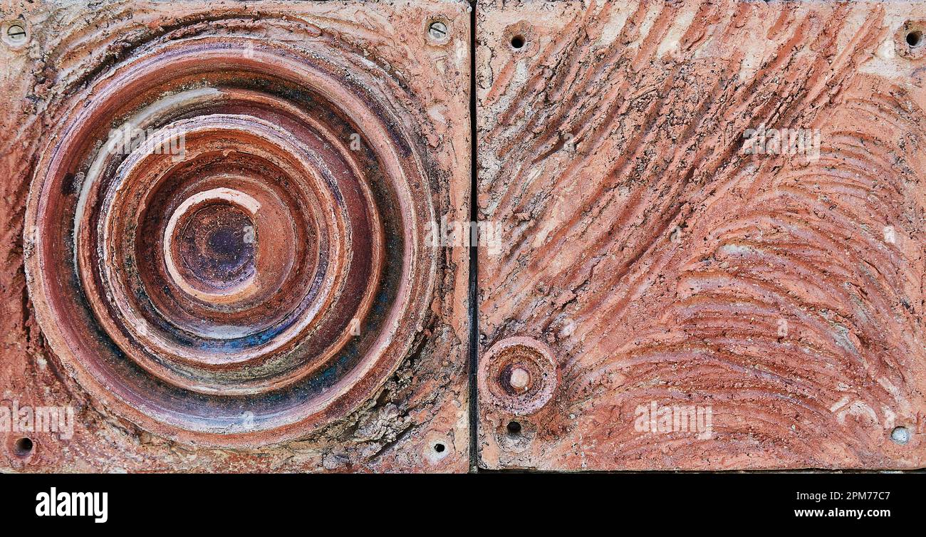 Background stone texture with circles for product photography or ...