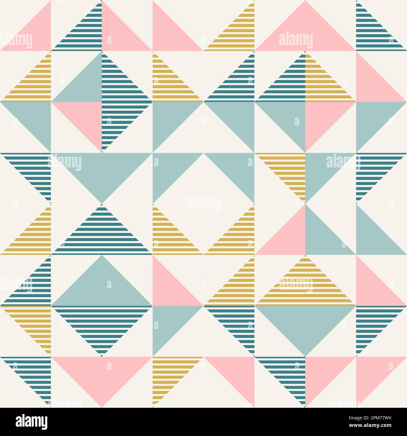 Abstract geometric diamond shapes geo print. Seamless vector pattern ...