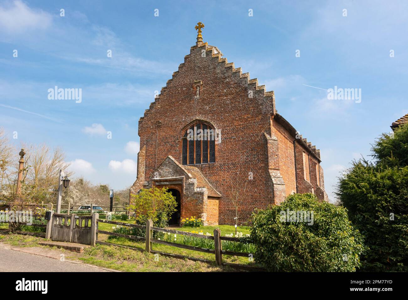 St John the Baptist Church, Small Hythe, Tenterden, Kent Stock Photo ...
