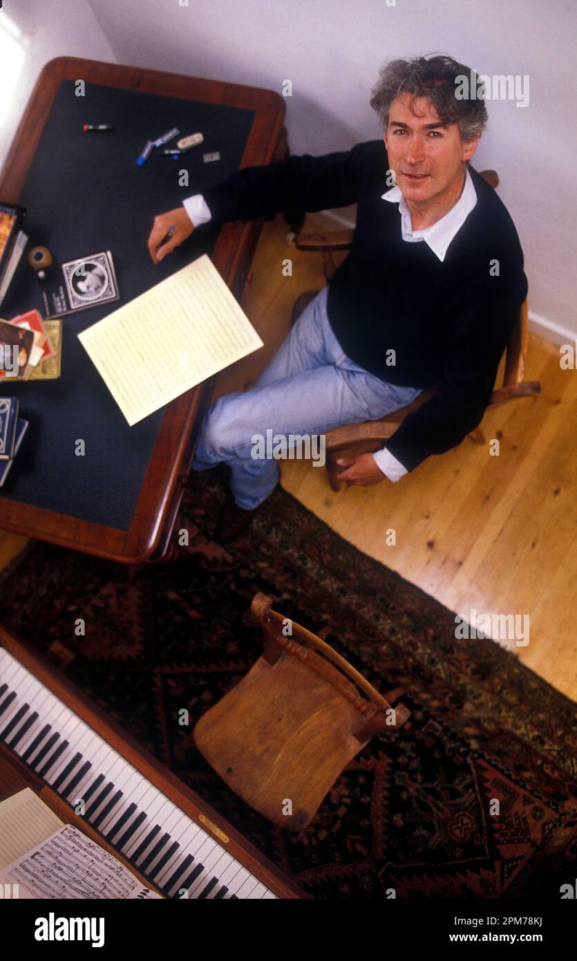 Geoffrey Burgon British composer Stock Photo - Alamy