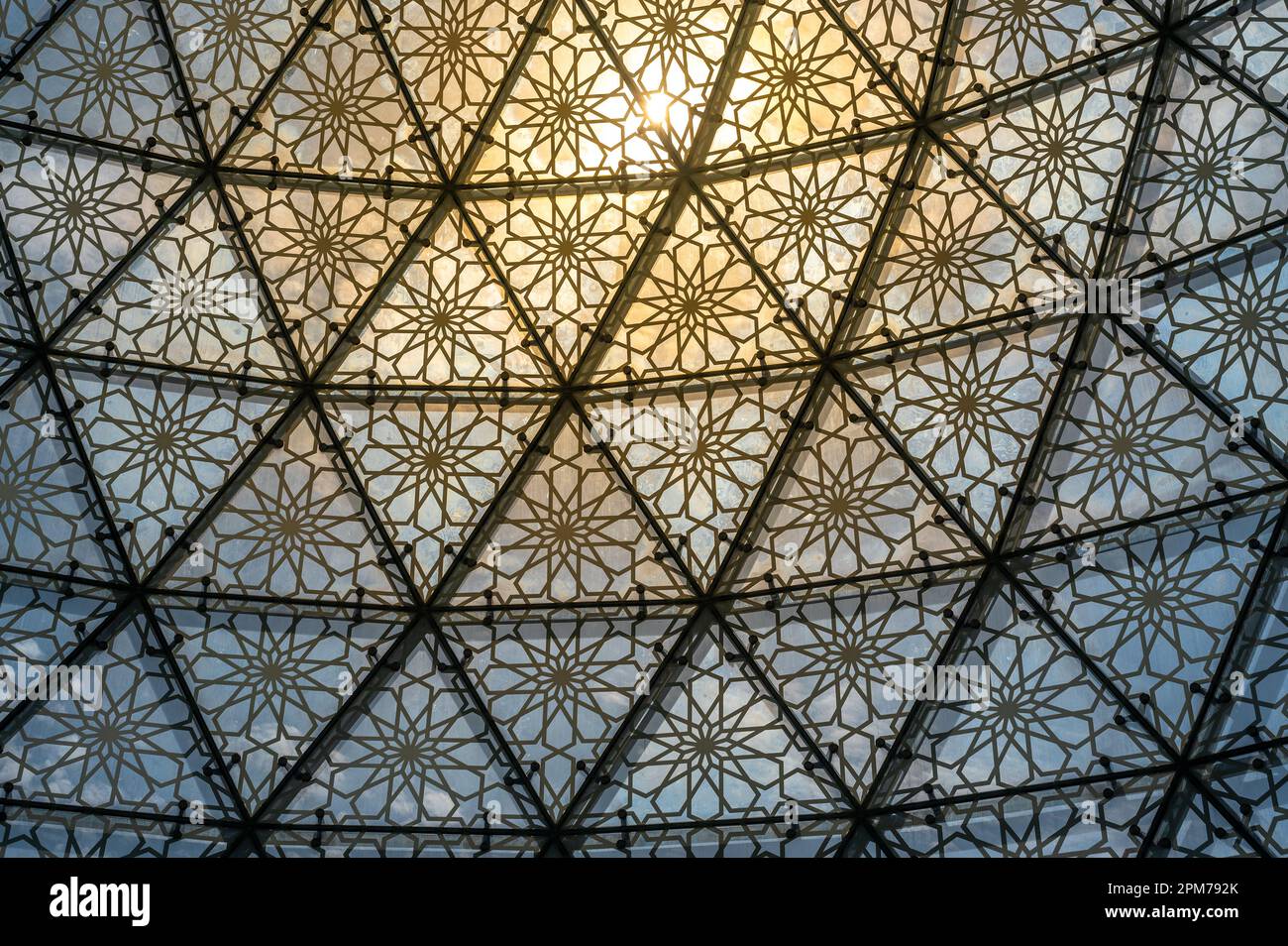 abstract background with arabic ornament. part of modern architectural ...