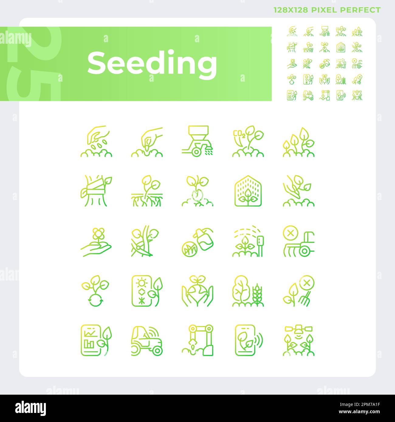 Seeding gradient linear vector icons set Stock Vector Image & Art - Alamy Seeding gradient linear vector icons set Stock Vector Image & Art - Alamy