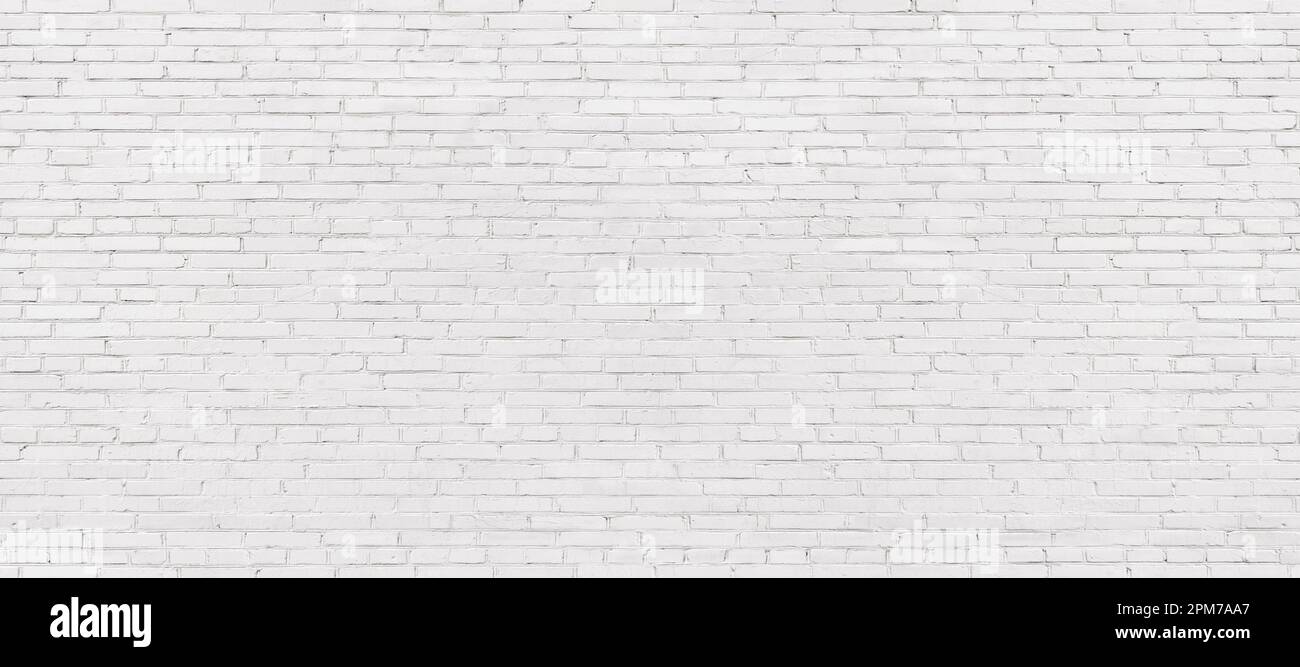 old white brick wall background, vintage texture of light brickwork ...