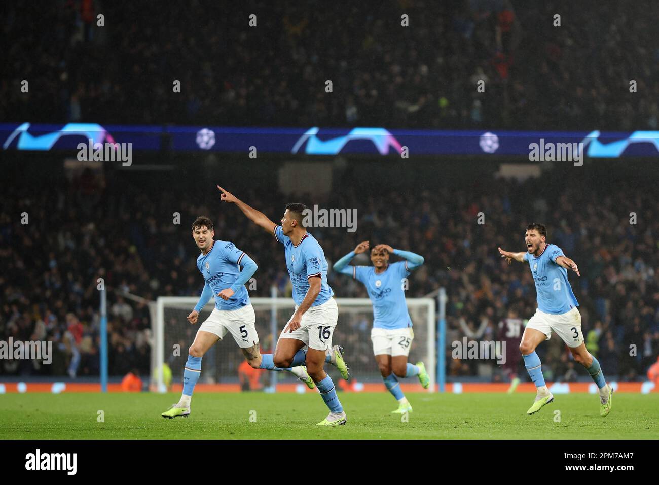 Manchester City v Bayern Munich, UEFA Champions League, Quarter Final ...