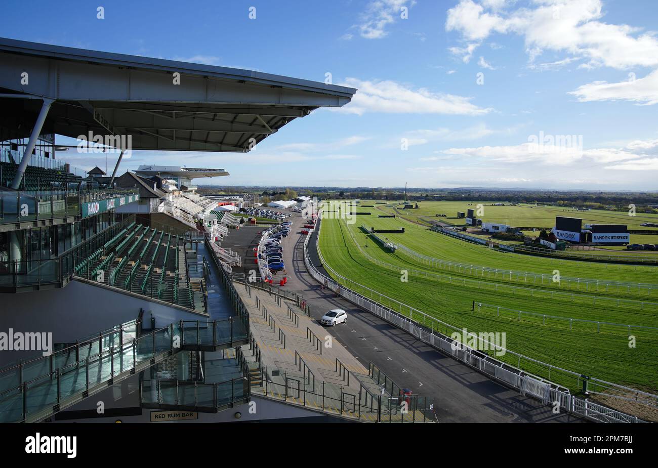 A view of the course ahead of the Randox Health Grand National Festival ...