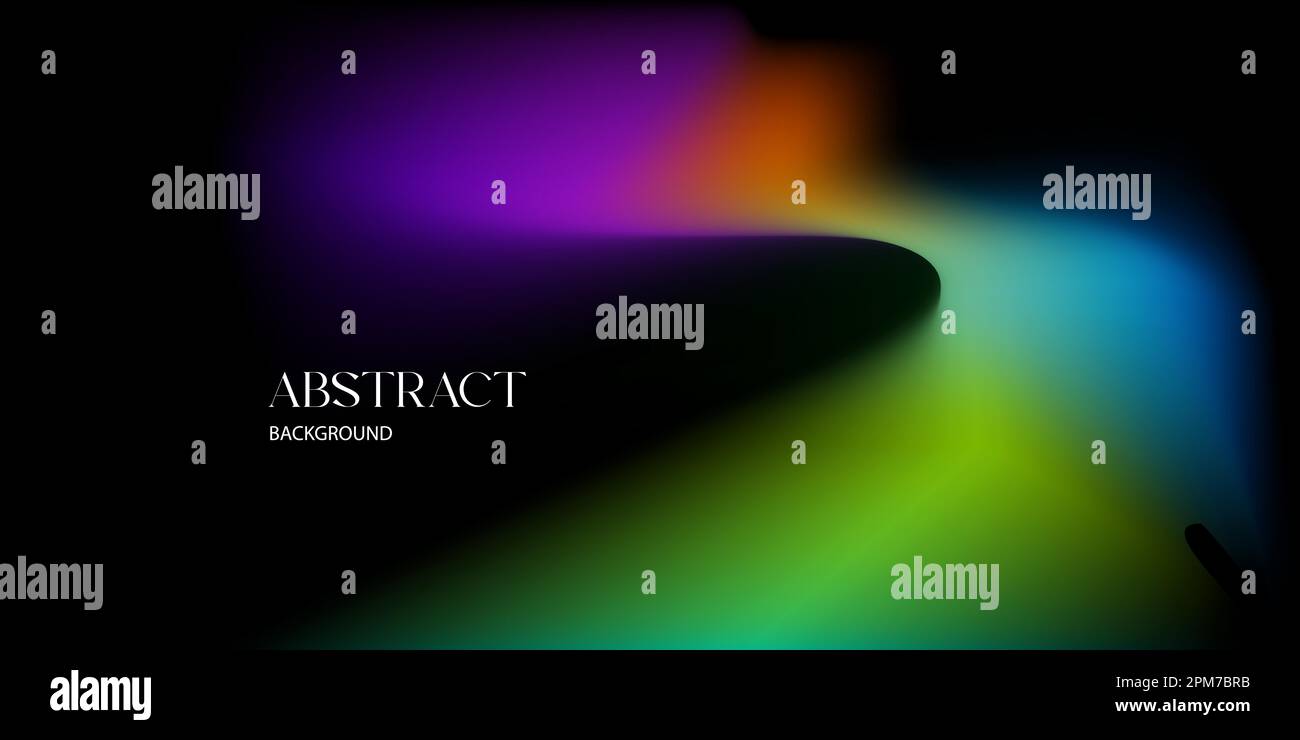 Abstract background template dark design with neon color gradient ...