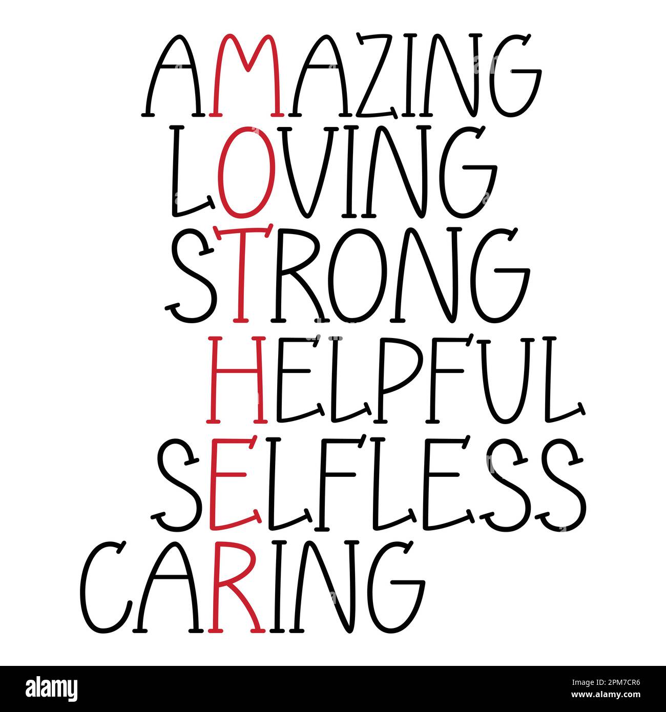 Mother daughter grandmother caring Stock Vector Images - Alamy