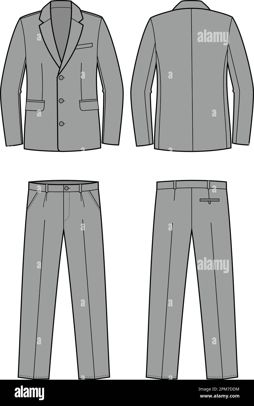 Set of mans business clothes Stock Vector Image & Art - Alamy