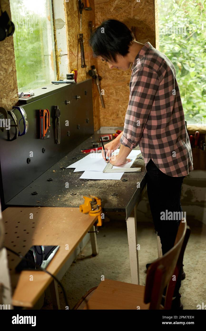 Architect ruler hi-res stock photography and images - Alamy