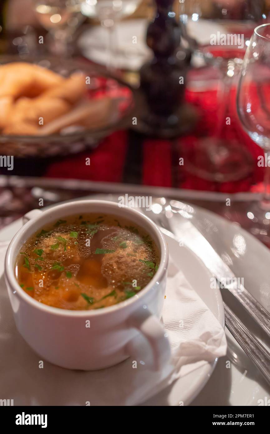 Meat bouillon hi-res stock photography and images - Alamy