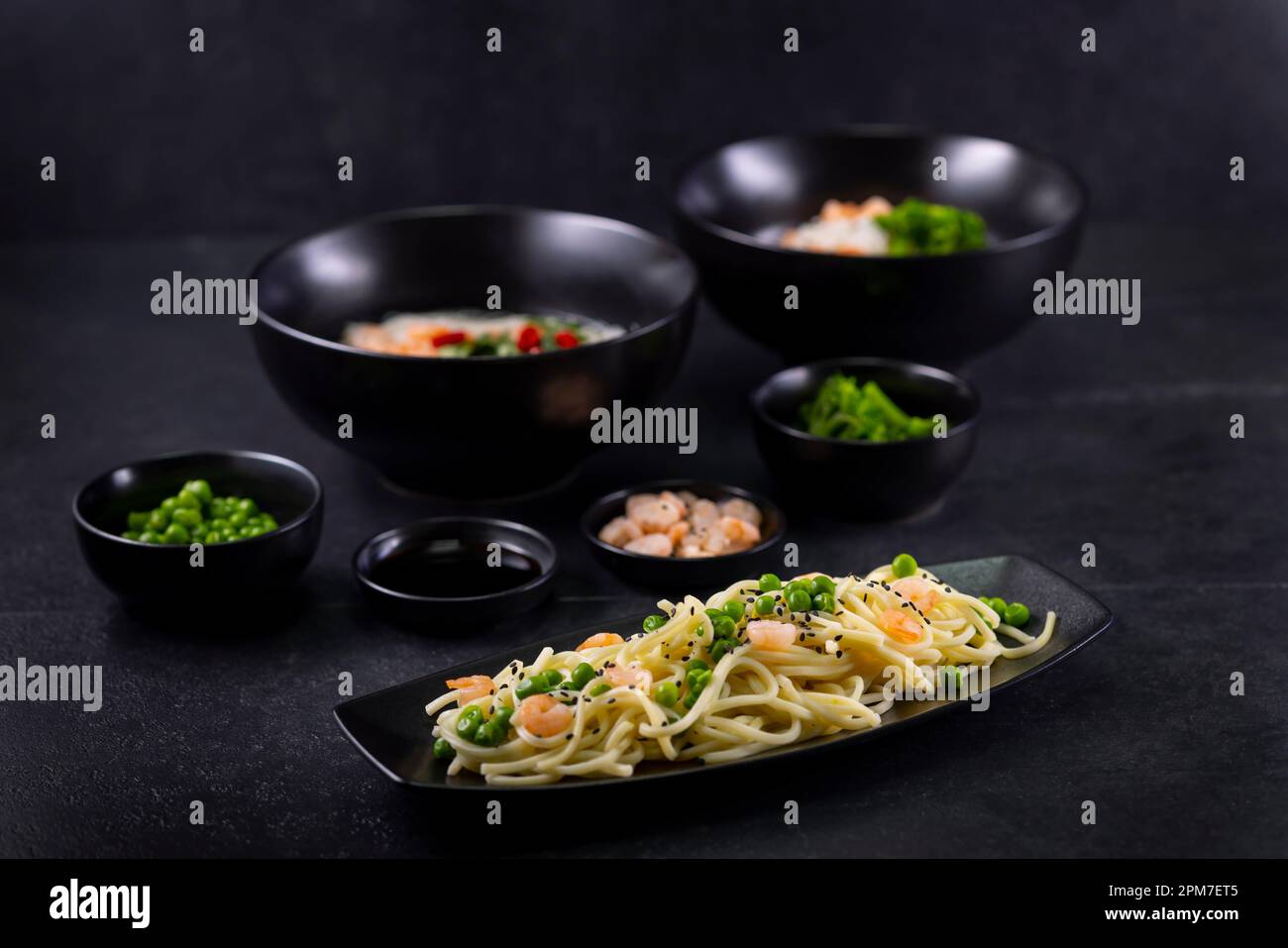 Various types of rice noodles hi-res stock photography and images - Alamy