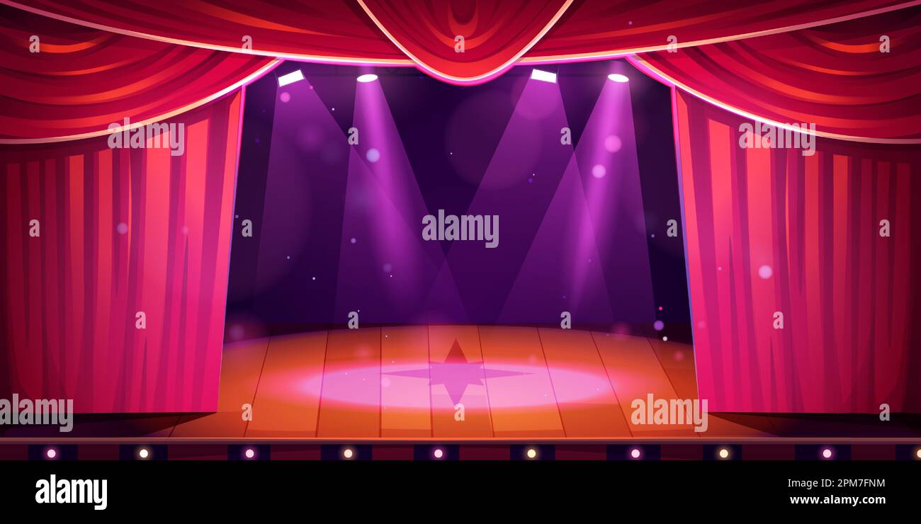 Cartoon Empty Stage