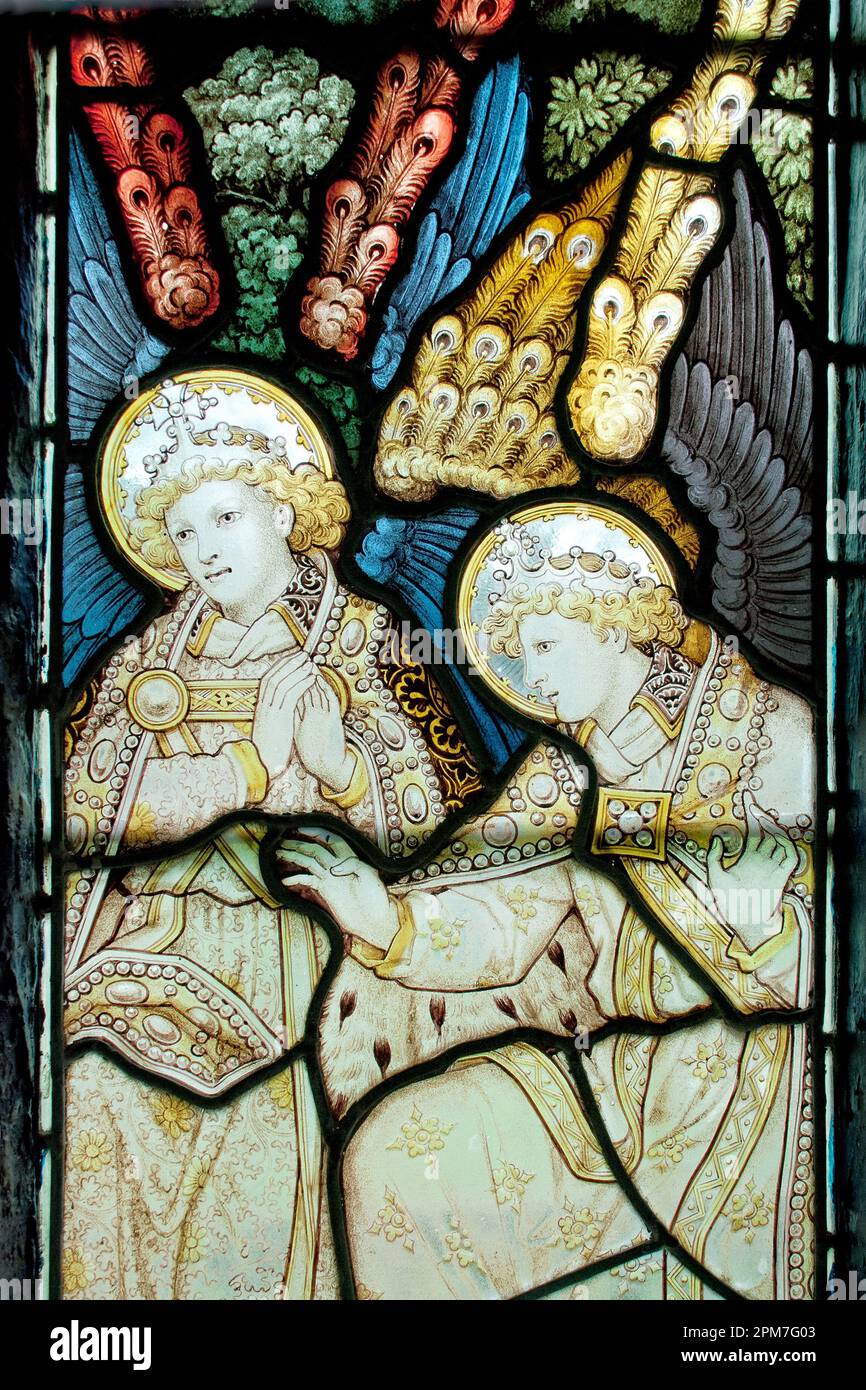 Stained glass at St Leonards, Chapel-le-dale North Yorkshire, a pretty ...
