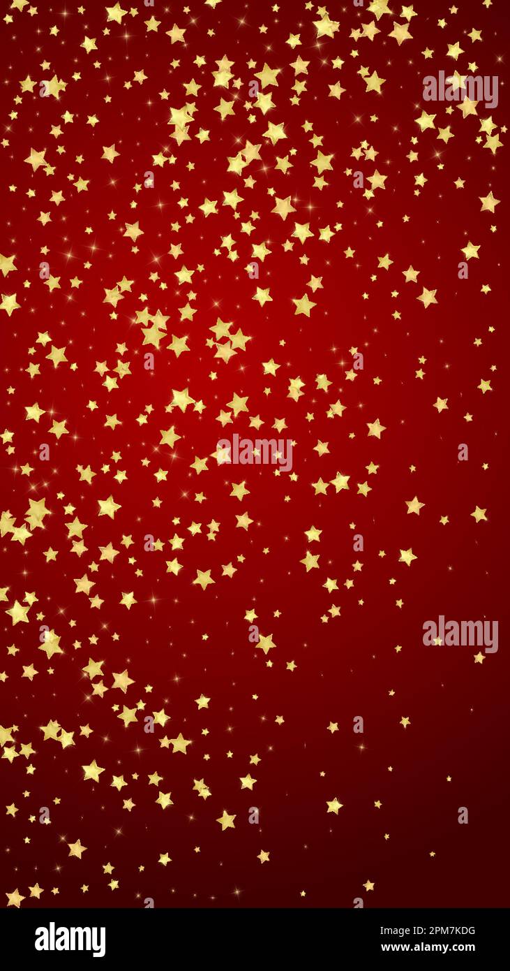 Magic stars vector overlay. Gold stars scattered around randomly ...