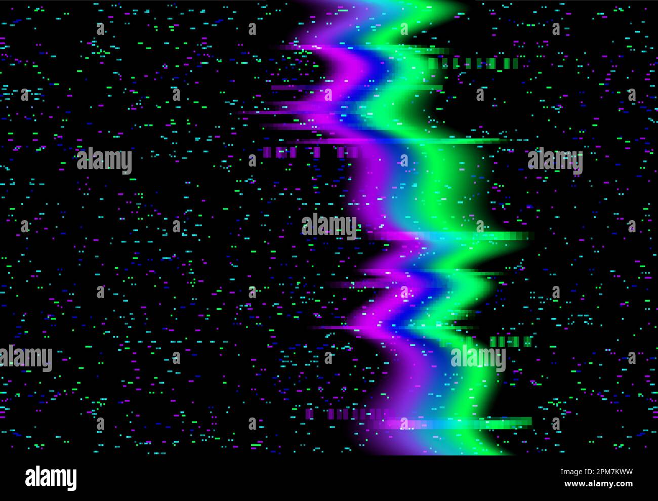 Static on television screen Stock Vector Images - Alamy