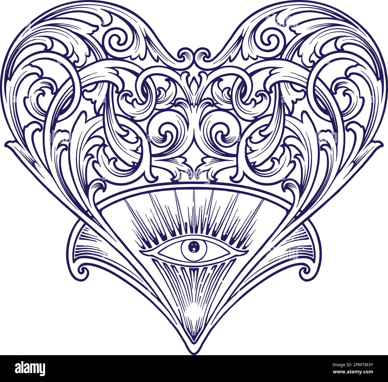 Victorian Heart Clip Art