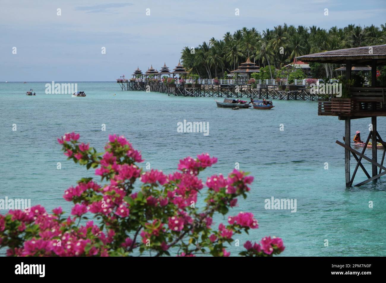 Mabul Water Bungalaw Resort, Mabul Island, Semporna, Sabah, Malaysia ...