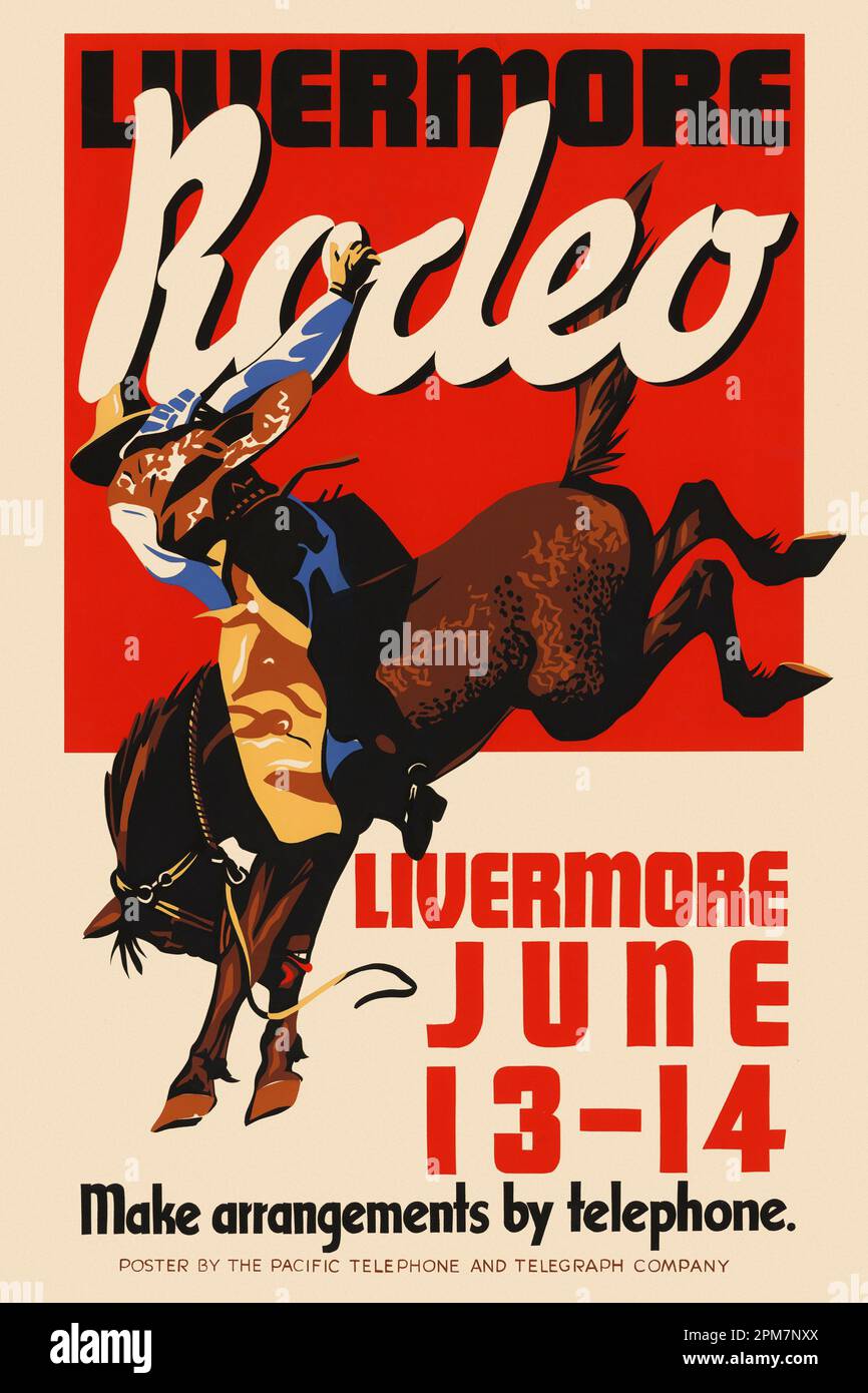 Vintage rodeo hi-res stock photography and images - Alamy