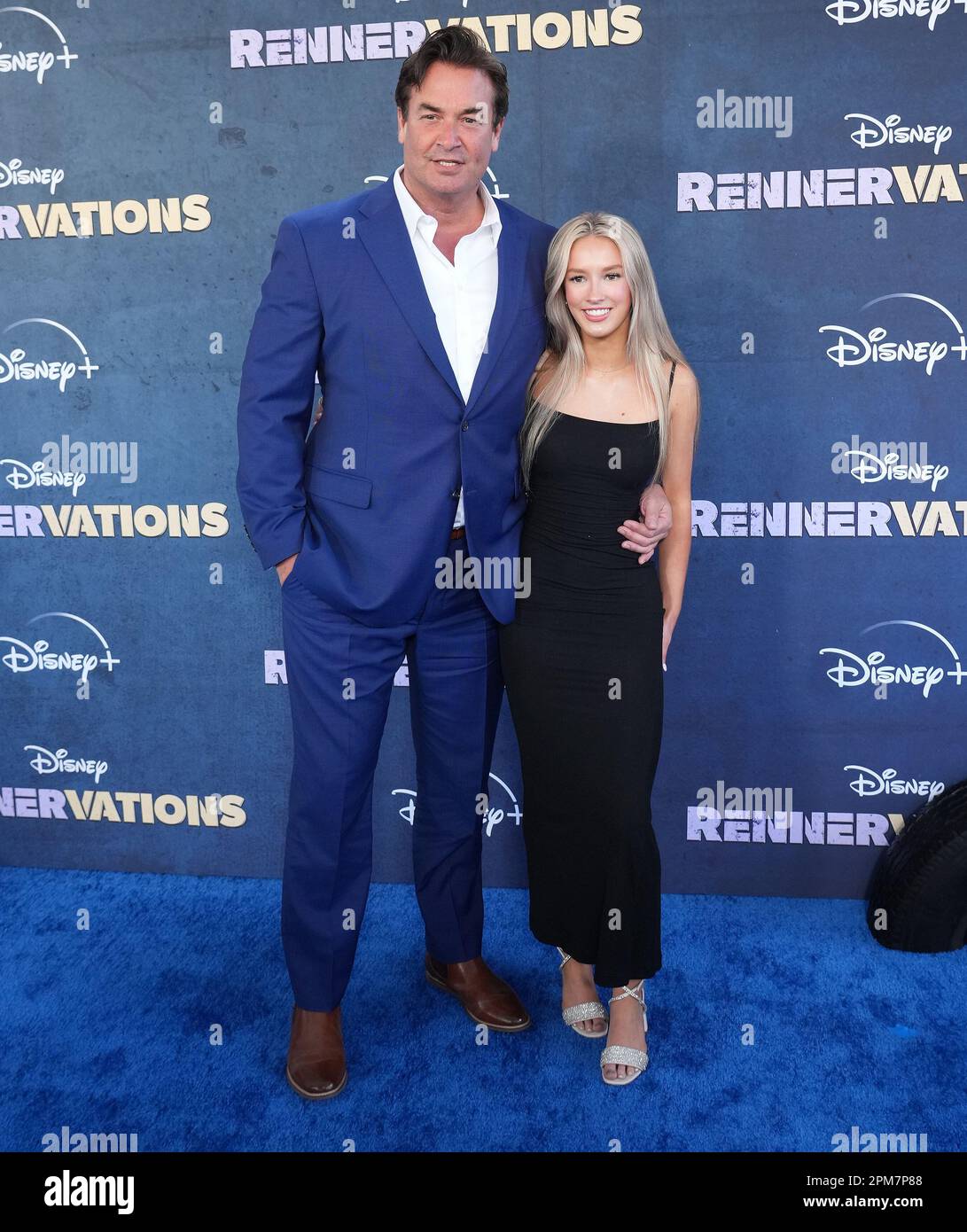 (L-R) Rory Millikin and London Millikin arrives at the Disney+'s ...