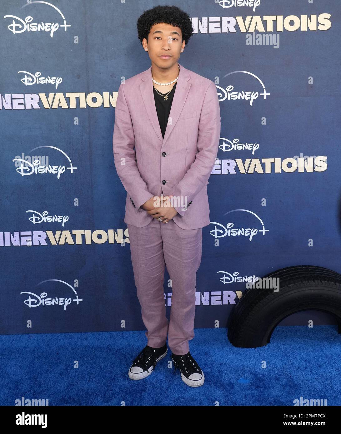 Adrian Lyles arrives at the Disney+'s Original Series RENNERVATIONS Los ...