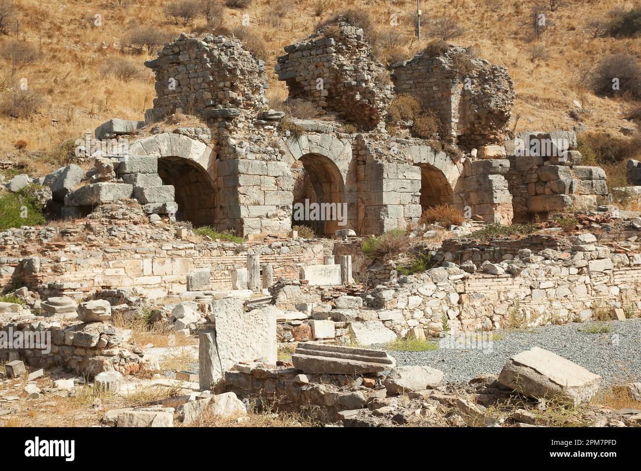 Turkey ephesus view ruins baths hi-res stock photography and images - Alamy