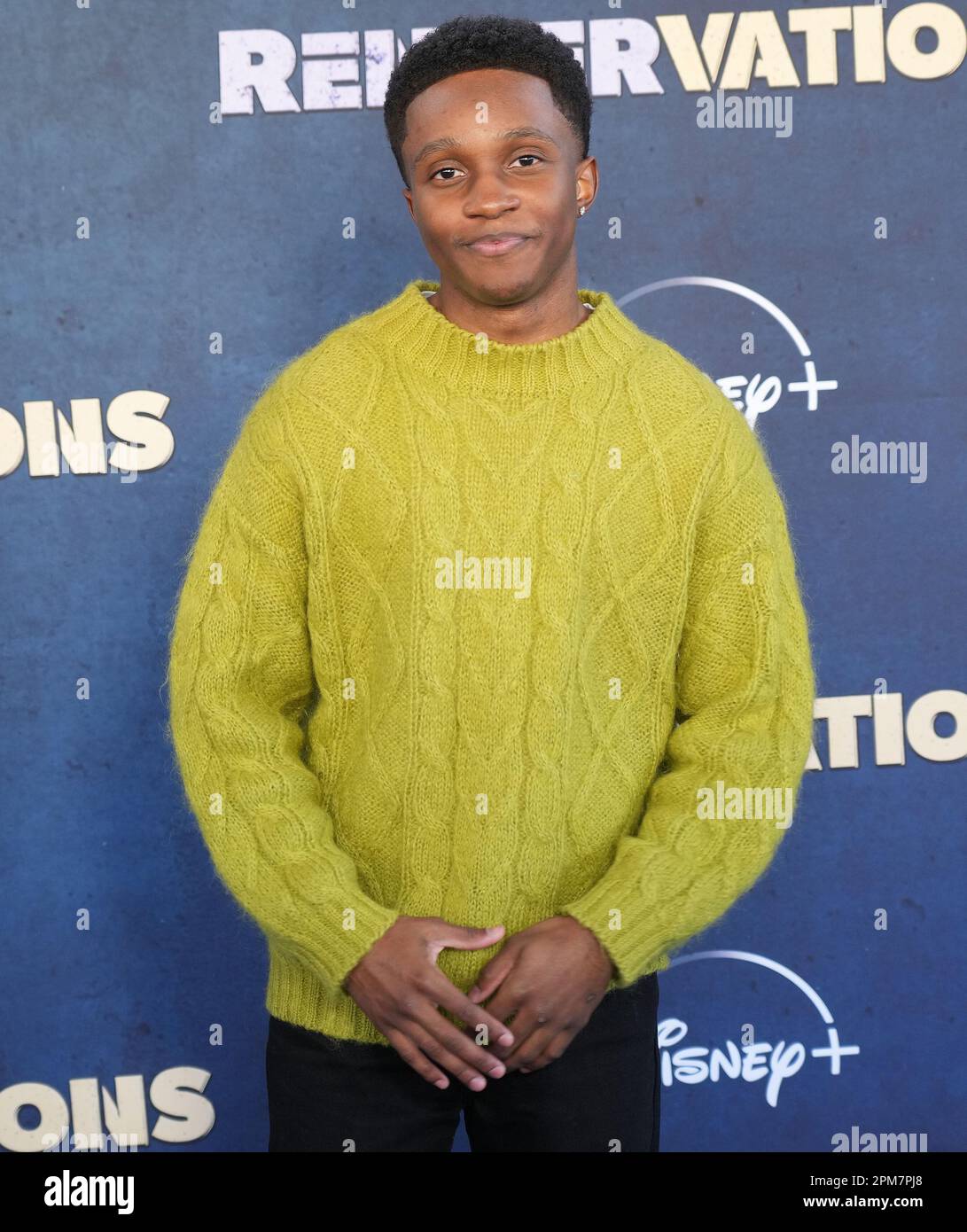 Jermaine Harris arrives at the Disney+'s Original Series RENNERVATIONS ...