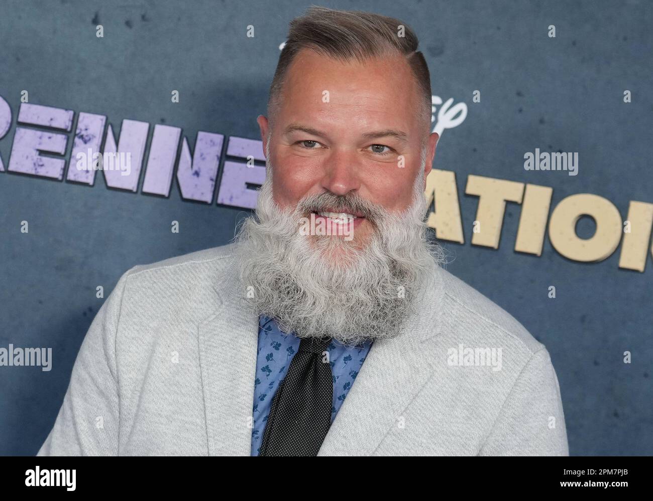 Zach Merck arrives at the Disney+'s Original Series RENNERVATIONS Los ...