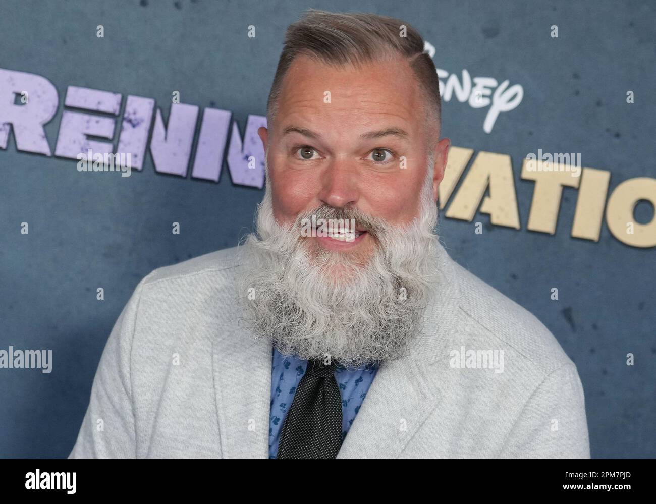 Zach Merck arrives at the Disney+'s Original Series RENNERVATIONS Los ...