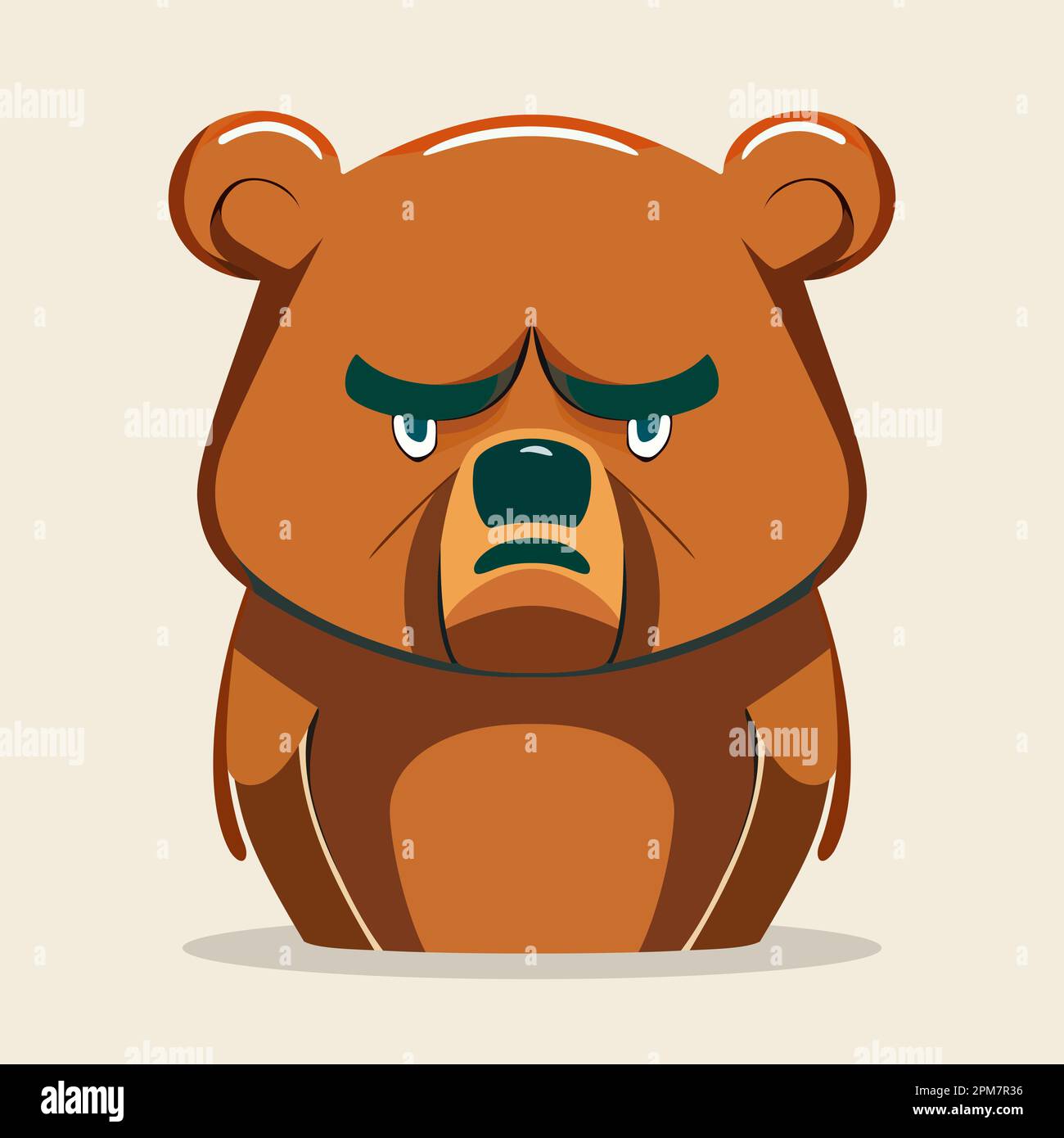 Cartoon sad bear hi-res stock photography and images - Alamy