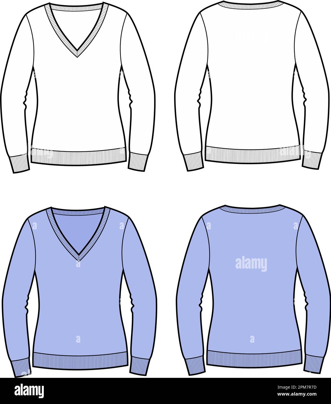 Black long jumper Stock Vector Images - Alamy