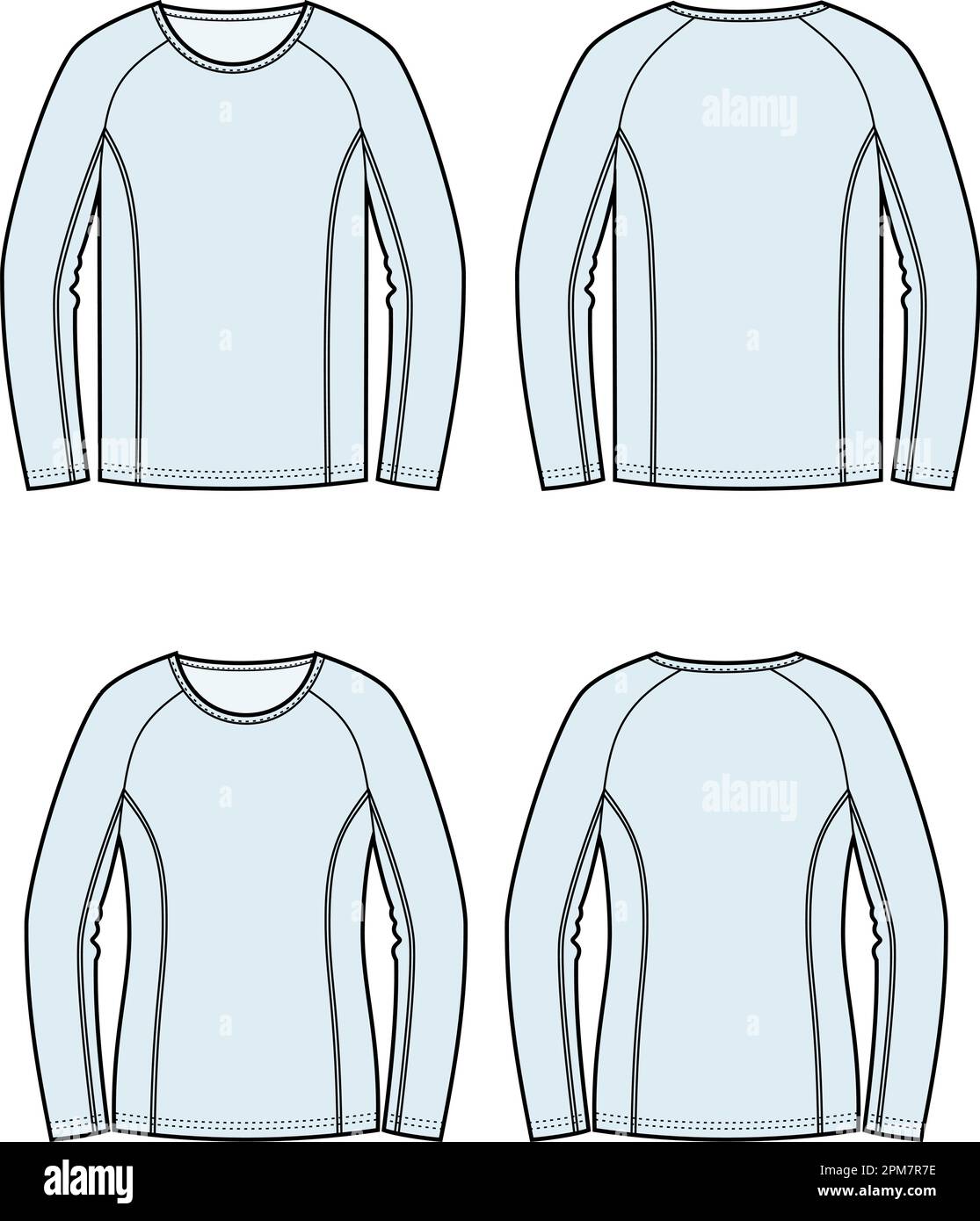 Black long jumper Stock Vector Images - Alamy