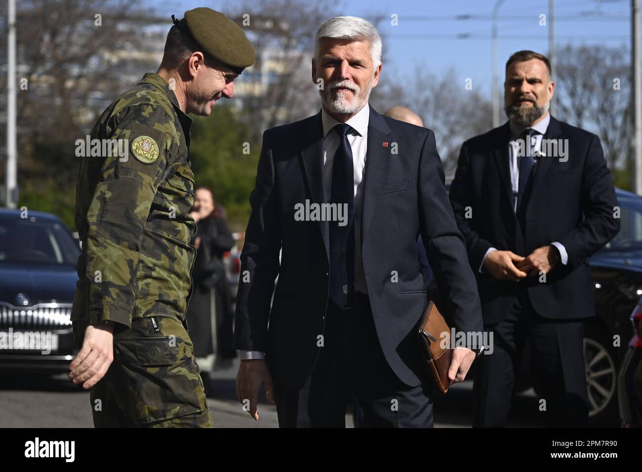 Prague, Czech Republic. 12th Apr, 2023. Czech President Petr Pavel ...