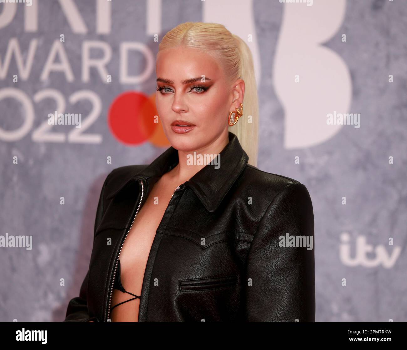 Anne Marie attends The BRIT Awards 2022 at the O2 arena in London Stock Photo - Alamy