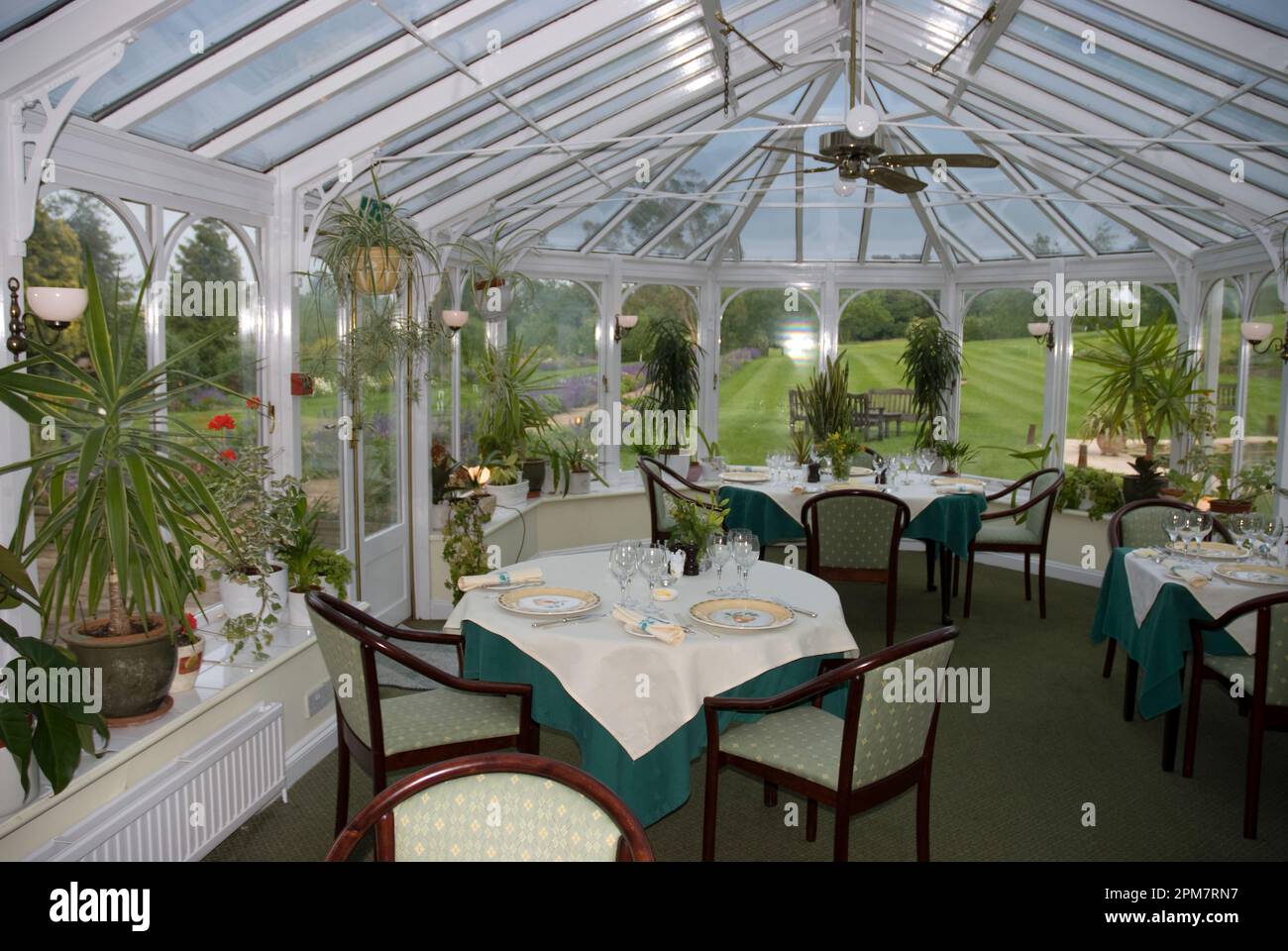 Gazebo with restaurant, The Pear Tree, Purton, Wiltshire, United ...
