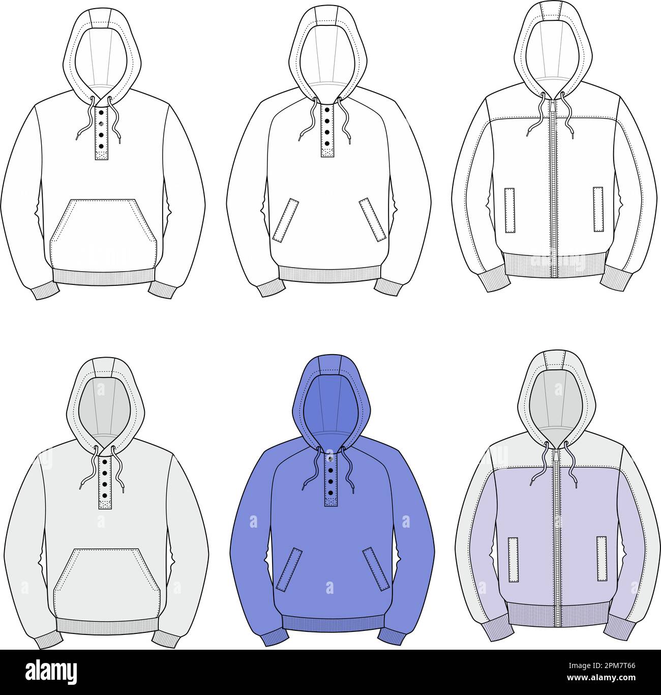 Hoodie cad design Cut Out Stock Images & Pictures - Alamy