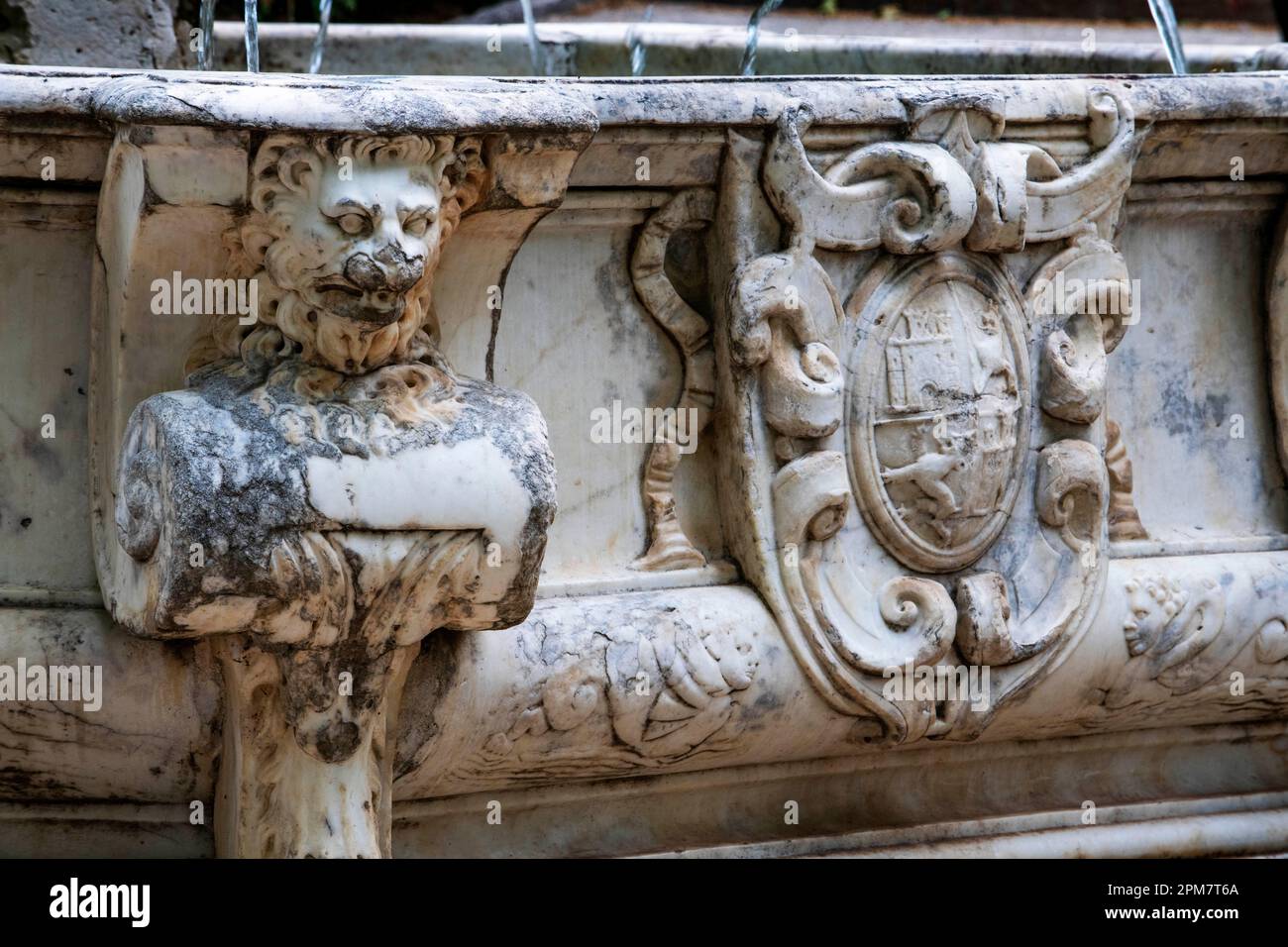Vertumnos Fountain. Island garden in the Spanish Royal Gardens, The ...