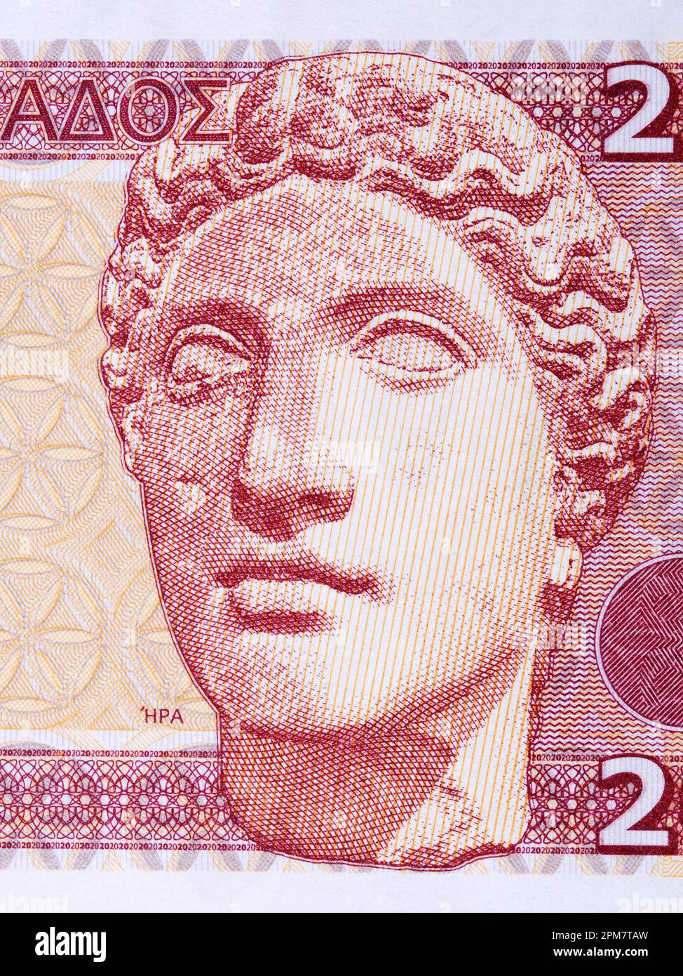Hera - goddess of women a portrait from Greek money Stock Photo - Alamy