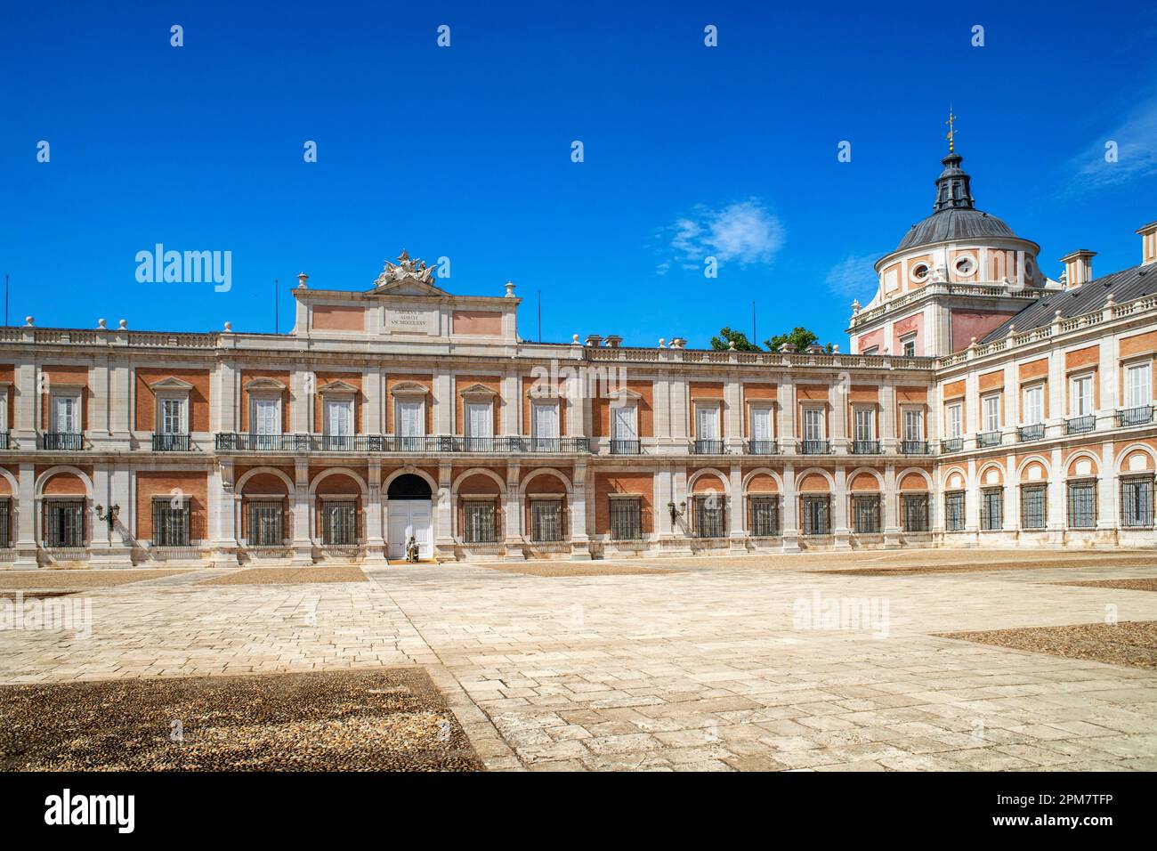 The Royal Palace of Aranjuez. Aranjuez, Community of Madrid, Spain. The ...