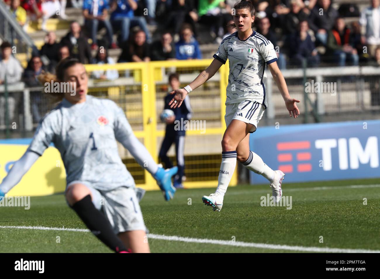 ROME, Italy - 11.04.2023: Sofia CANTORE (ITALY) in action during ...