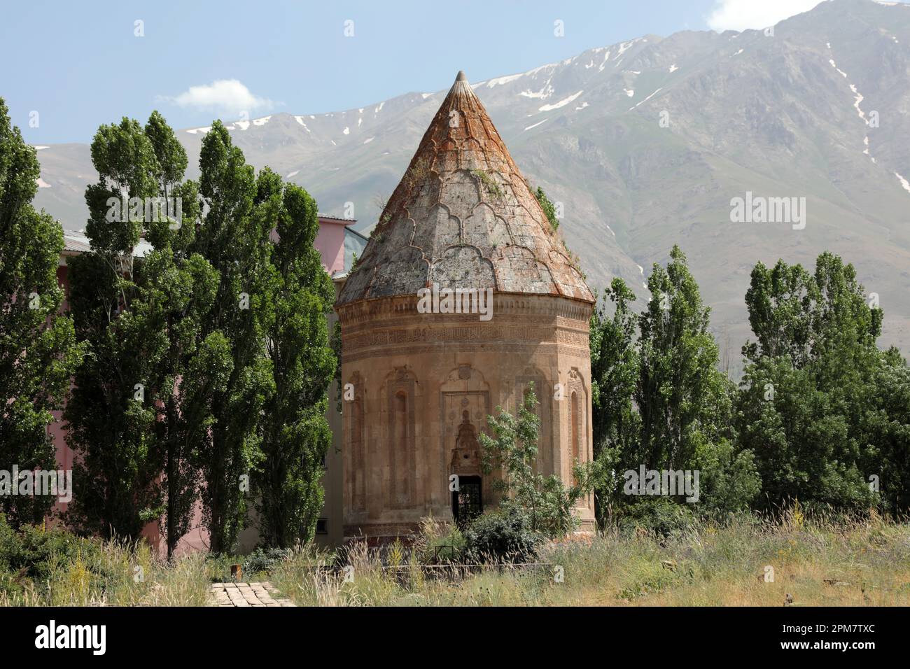 Halime Hatun Tomb is located in the Seljuk cemetery in Gevas district ...