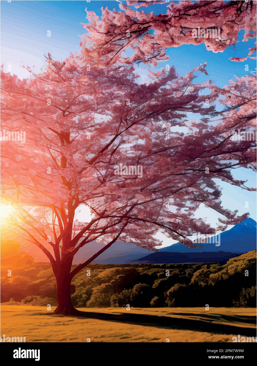 Plum valley Stock Vector Images - Alamy